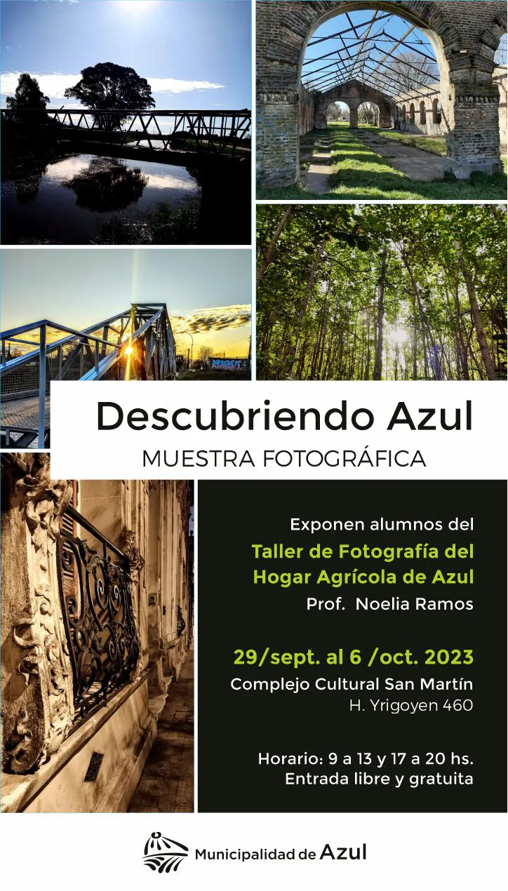 “Descubriendo Azul”, en el Complejo Cultural San Martín